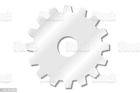 흰색 배경에 기어 아이콘 평면 디자인 설정의 기호입니다 개념에 대한 스톡 벡터 아트 및 기타 이미지 개념 개선 곡선
