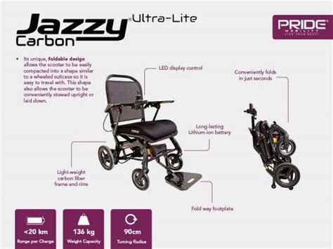 Jazzy® Carbon Ultralite Pride Mobility