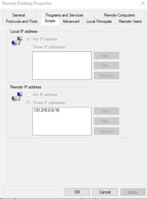 Restricting Windows RDP To Specific IP Ranges Information Management Systems And Services
