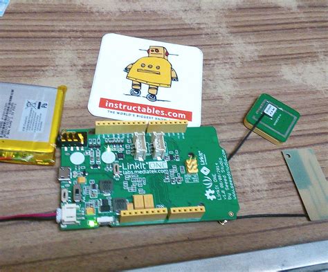 Linkit One Gps Sending Sms Of Gps Location To Mobile 3 Steps