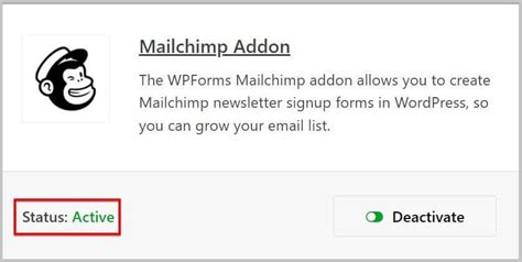 how to install wpforms mailchimp addon in wordpress r geekyplug