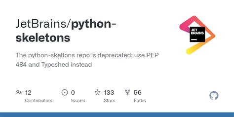 Github Jetbrainspython Skeletons The Python Skeltons Repo Is Deprecated Use Pep 484 And