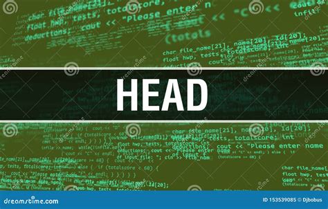 Head With Digital Java Code Text Head And Computer Software Coding