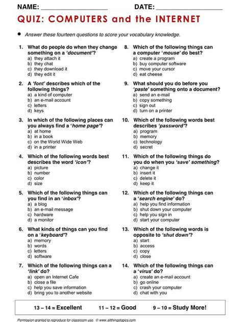 Computer Literacy Exam Questions And Answers Guide