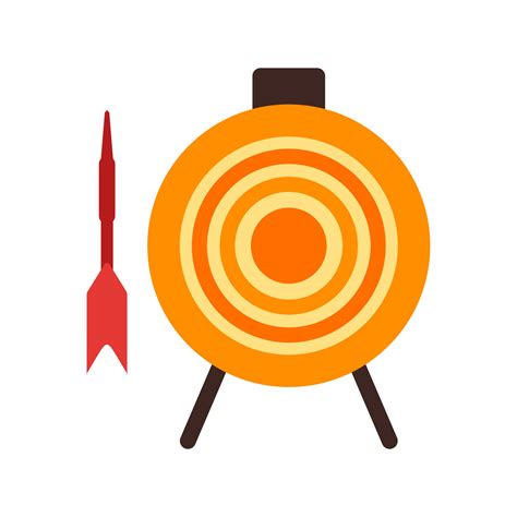 Dartboard Flat Multicolor Icon 7715055 Vector Art At Vecteezy