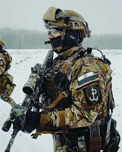 Polish soldier in the snow. in 2021 | Military special forces, Special ...