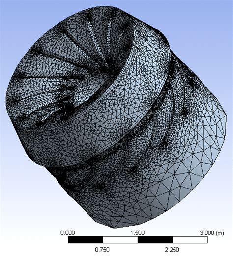 Three Dimensional Structured Grids Of The Computational Domain