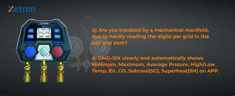 Amazon Com Xetron Revolutionary HVAC Gauges R A Digital Manifold Diagnostic R A R R A