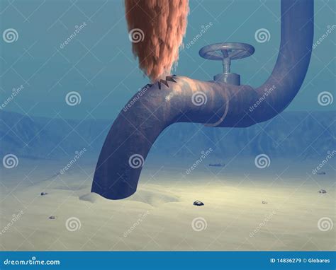 Oil Spill Underwater Stock Illustration Illustration Of Water 14836279