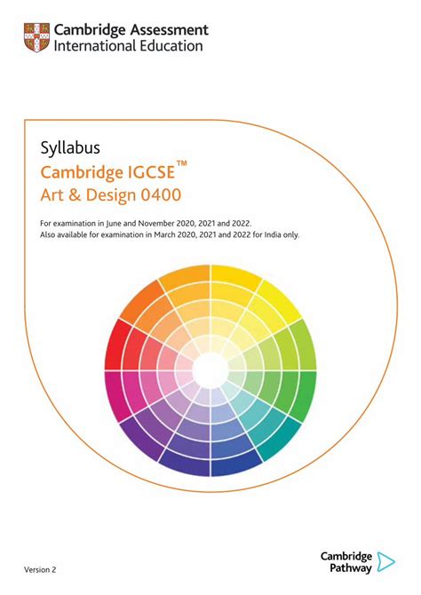 Pdf Igcse Art And Design 0400 2020 22 · Cambridge Igcse Art And Design