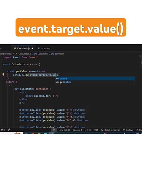 Eventtargetvalue In Javascript Shorts Youtube