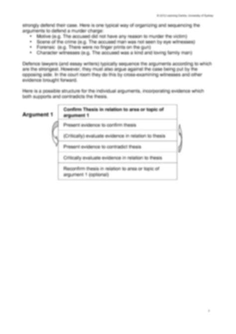 SOLUTION Structuring An Argument Studypool