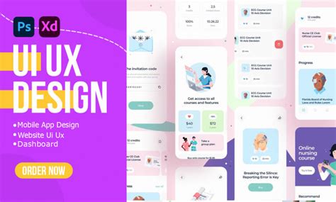 do ui ux design website mobile app dashboard ui ux design by med ty fiverr