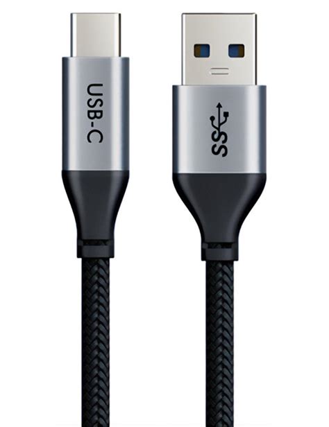 כבל סנכרון וטעינה USB A לחיבור USB Type C באורך 3 מטר Cabletime