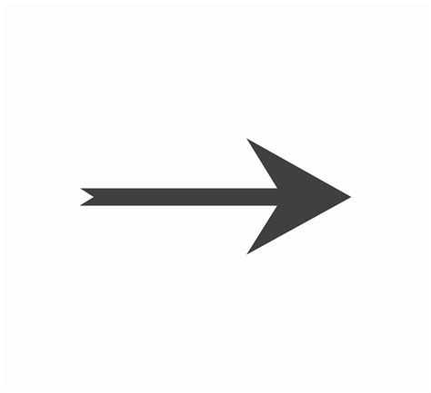 Arrow Symbol For Website Or Web Template Arrow Icon Vector On White