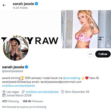 Sarah Jessie Twitter Com Twitter Porn Account