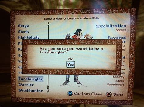 Why I Loved The Oblivion Custom Class System Rgaming