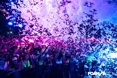 Foam N Glow Worlds Largest Foam Party Foam Party For University