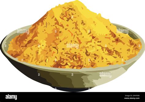 Fresh Herb Risotto With Saffron Stock Vector Image And Art Alamy