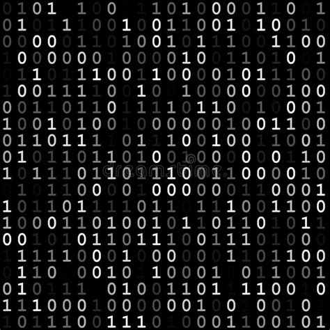 binary code screen stock vector illustration of number 129902712