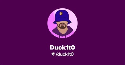 Duck1t0 | Instagram, TikTok, Twitch | Linktree