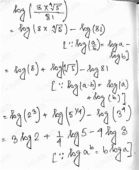 Solved Problem 17 Write Log 8 Sqrt 4 58 In Terms Of Log 2