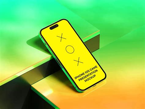 Iphone Mockup Ios Game Presentation The Free Mockup