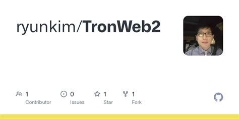 GitHub Ryunkim TronWeb