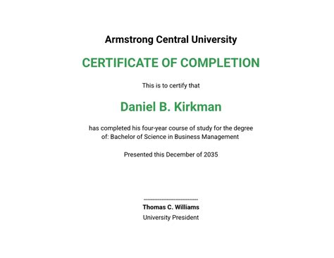 Free Associate S Degree Certificate Template Associate Degree
