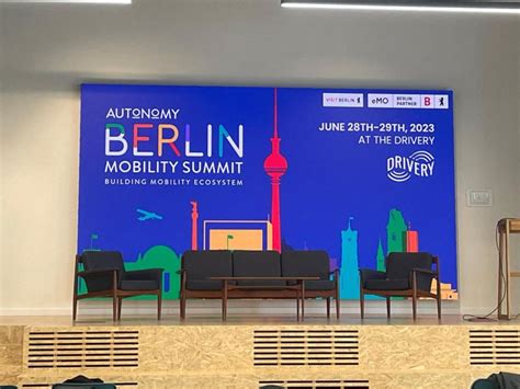 Vandaag Aanwezig Bij Het Autonomy Mobility Summit In Berlijn Met Tijmen Patist We Hopen Te
