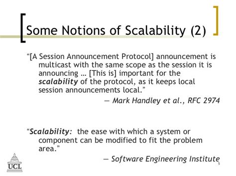 Scalability In Software Systems Engineering The Good The Bad And T