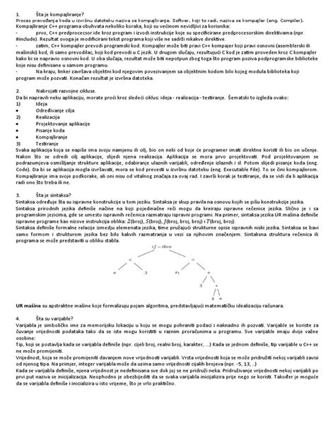 Uvod U Programiranje Pdf