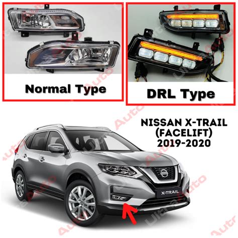 Nissan Xtrail X Trail Rogue Facelift 2019 2020 Drl Oem Foglamp