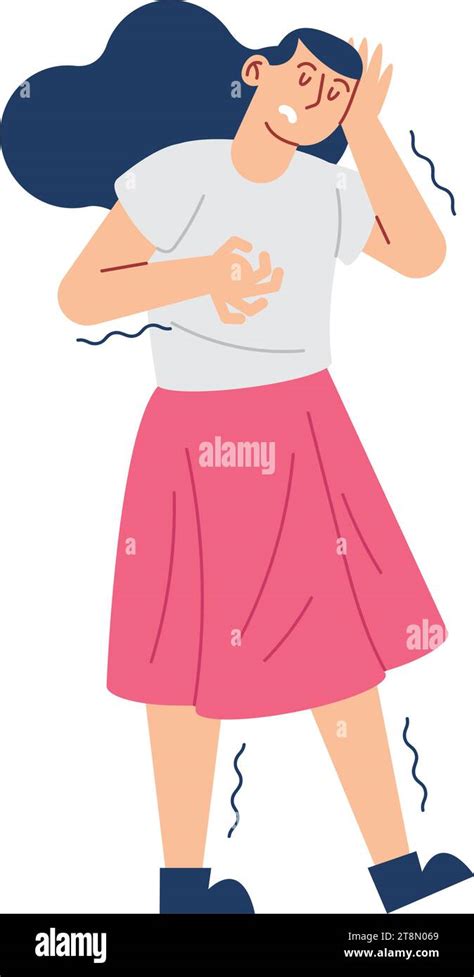 Epilepsy Woman Illustration Vector Isolated Stock Vector Image And Art Alamy