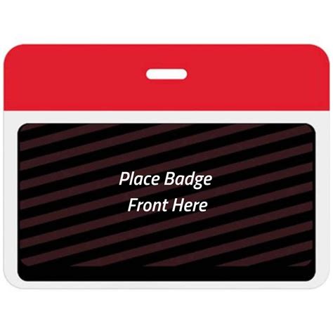 Tempbadge® Large 1 Day Expiring Visitor Badge Front Thermal Printable Box Of 1000