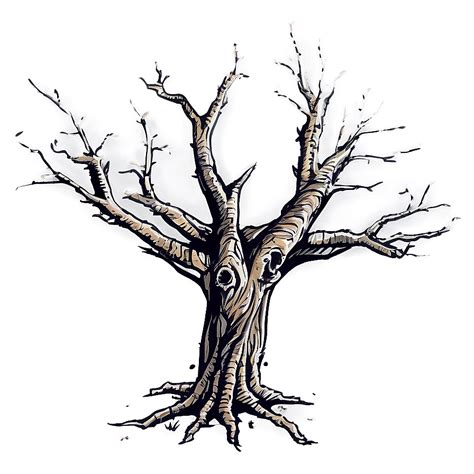How To Draw A Dead Tree Feltmagnet How To Draw A Dead Tree Dead Tree