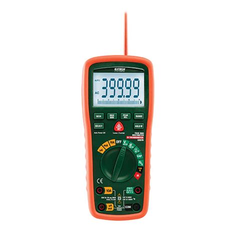 Extech Ex570 12 Function True Rms Industrial Multimeter With Ir Thermometer Lyssos Enterprises