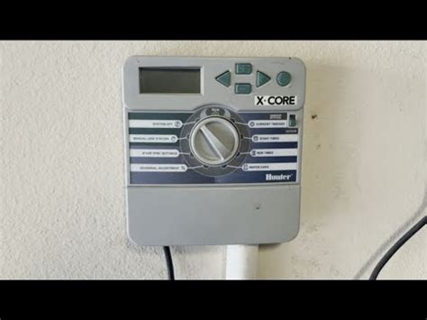 How To Open Front Panel Of A Hunter X Core Control Youtube