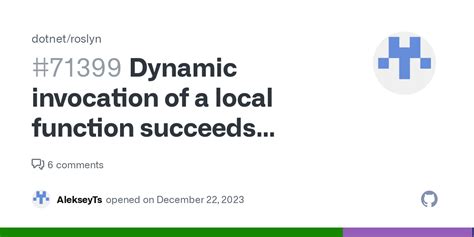 dynamic invocation of a local function succeeds unexpectedly when there