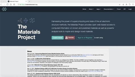 Materials Project数据库 华算科技
