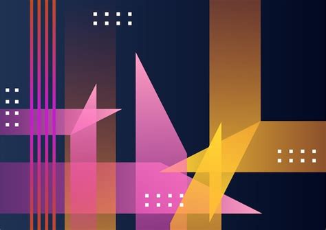 Premium Vector Abstract Colorful Geometric Vector Gradient Background