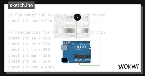 Sa Re Ga Ma Pa Wokwi ESP32 STM32 Arduino Simulator