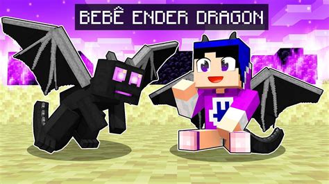 Minecraft Mas Virei Um BebÊ Ender Dragon Youtube