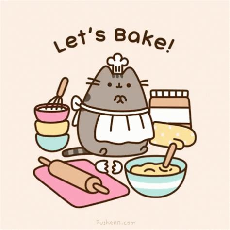 Pusheen Bake  Pusheen Bake Baking Discover And Share S