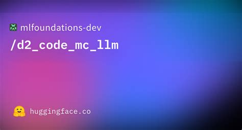 mlfoundations dev d2 code mc llm · datasets at hugging face