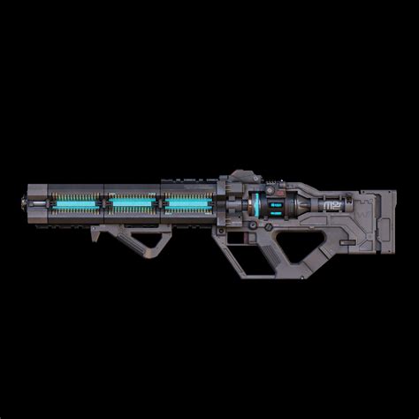 Havoc Rifle For Blender 3d Model By 3dliquad