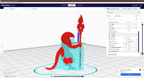 Supports Are Not Supporting Some Parts Of File · Issue 8790 · Ultimakercura · Github
