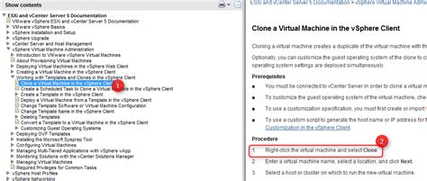 Vmware Vsphere Document On Cloning Is Not Correct Server Fault