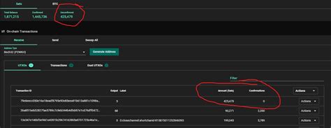Strange Rtl Thingy Negative Confirmations And Transactions Not