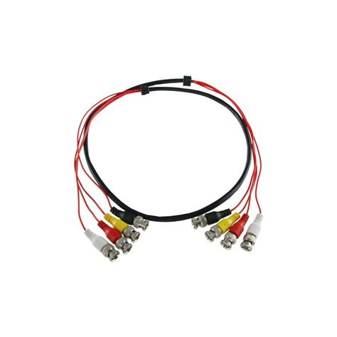 BNC4 45 Prepared Multiple Cable Male BNC To Male BNC 4